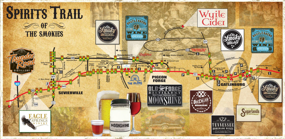 Smoky Mountain Spirits Trail Map (Needs Edit) - Best Read Guide Smoky ...